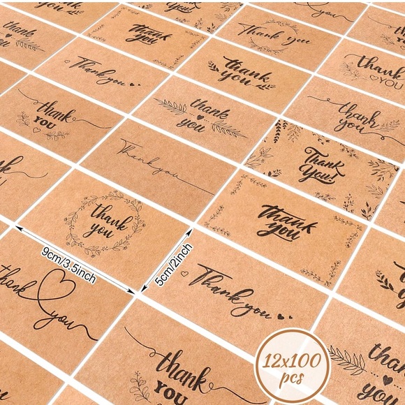 Design | Thank You Cards Set Of 5 Variety Pack Seller Tool Gifts ...